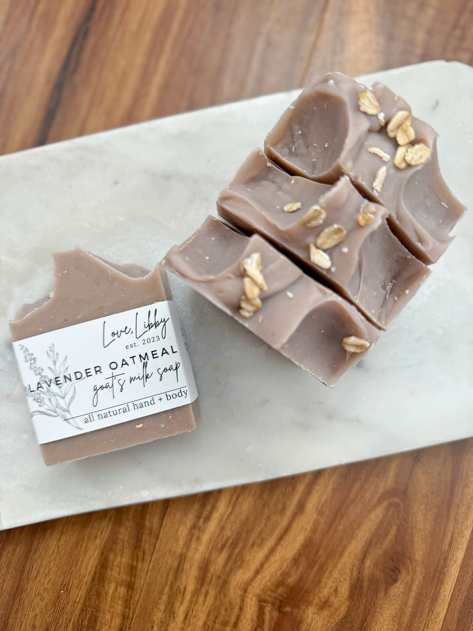Lavender Oatmeal | Love, Libby Soaps