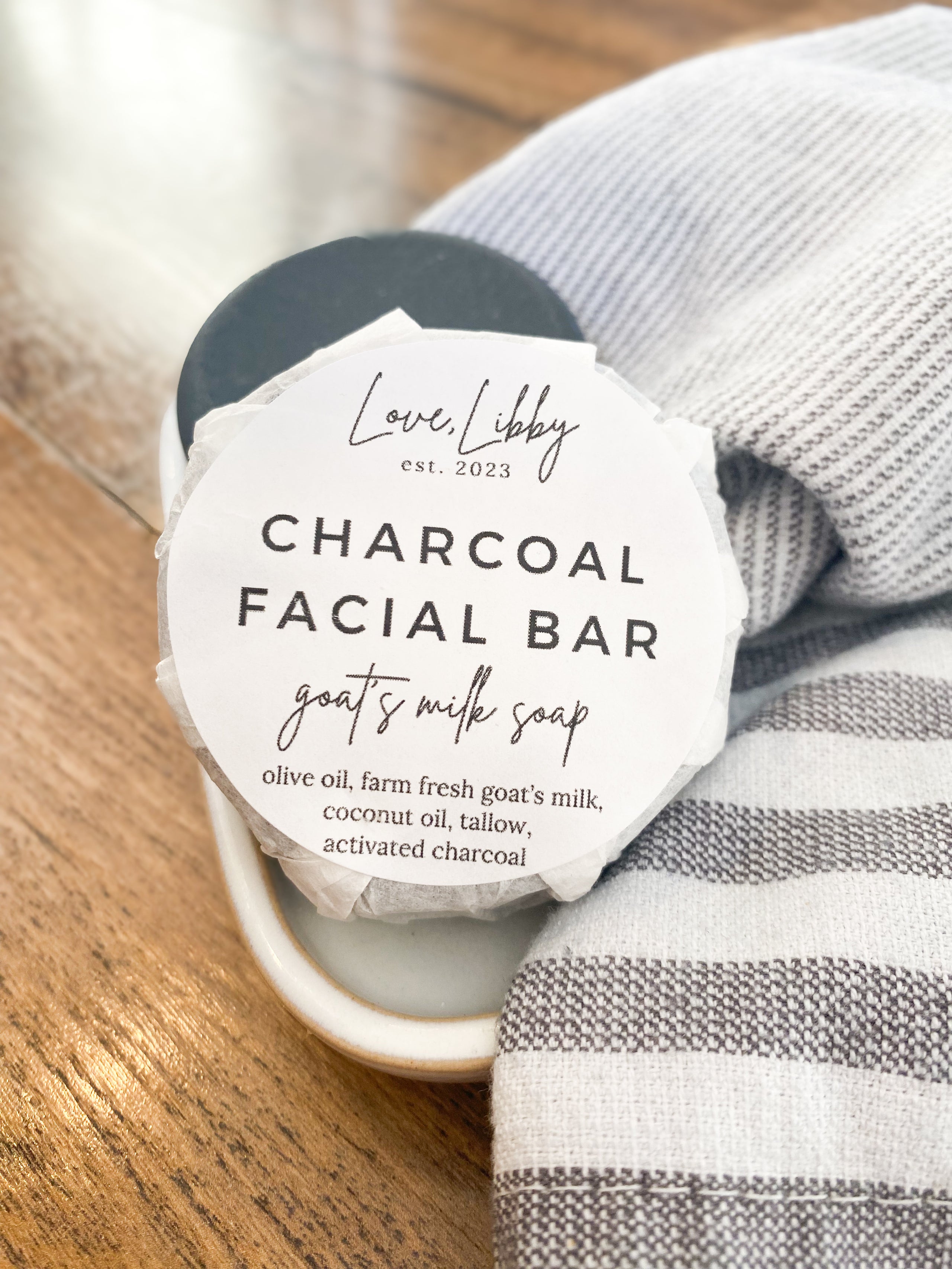 Charcoal Facial Bar | Love, Libby Soaps