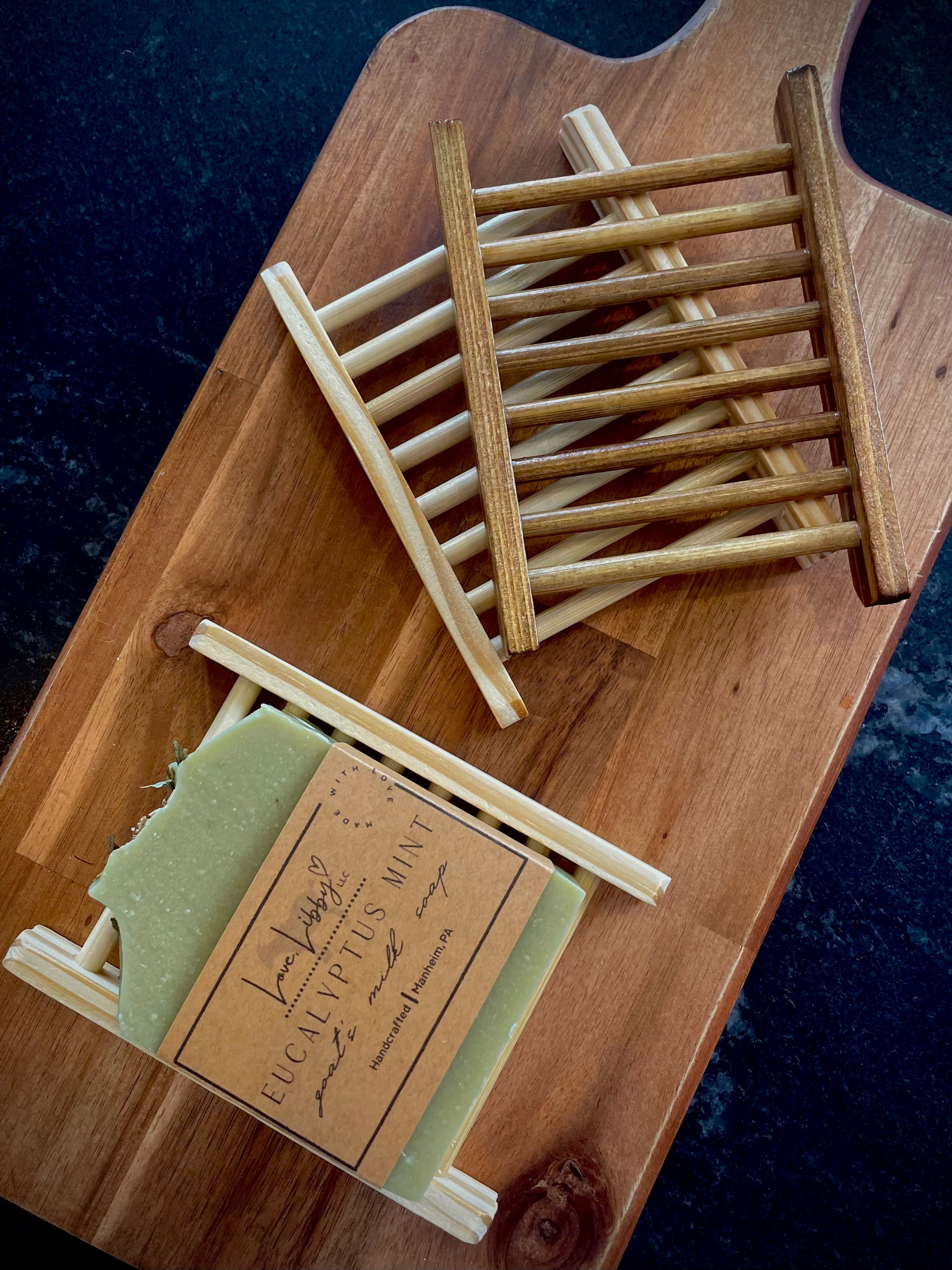 Bamboo Soap Rack | Love, Libby Soaps